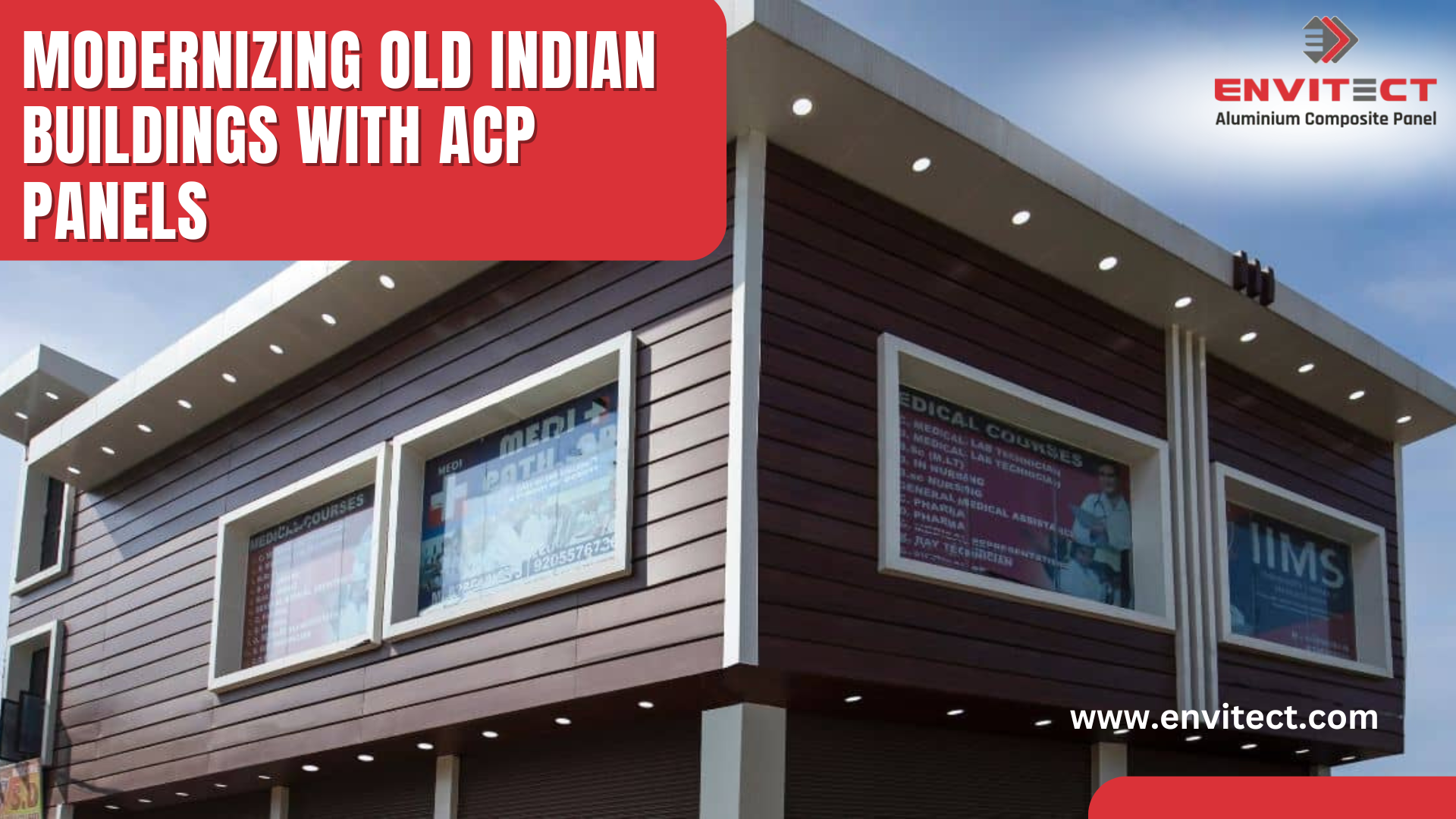 Modernizing Old Indian Buildings with ACP Panels